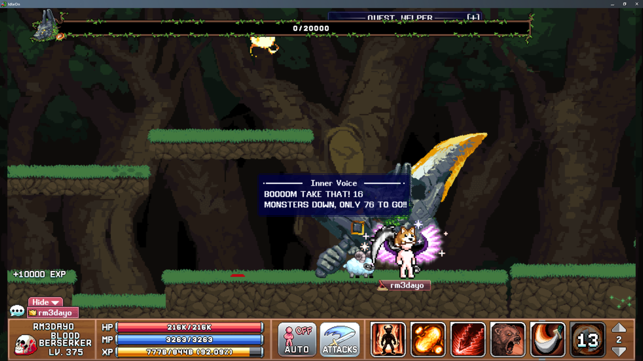 idleon Death Bringerの開放とキャラの紹介 | rmのメモ帳