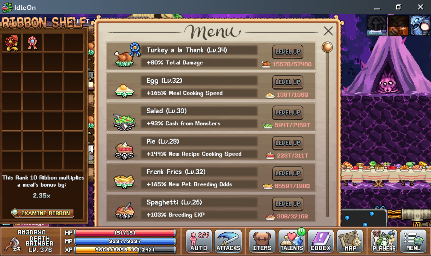 idleon Death Bringerの開放とキャラの紹介 | rmのメモ帳