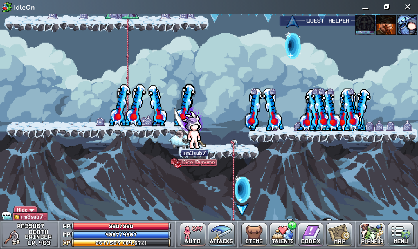 idleon Death Bringer(wraithモード)の育て方・グリモアの一覧などについて | rmのメモ帳